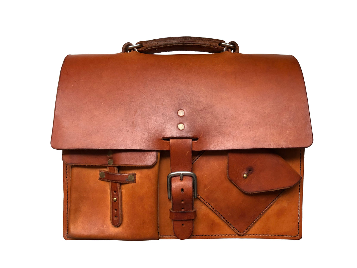 Briefcases – Double Rivet Leather