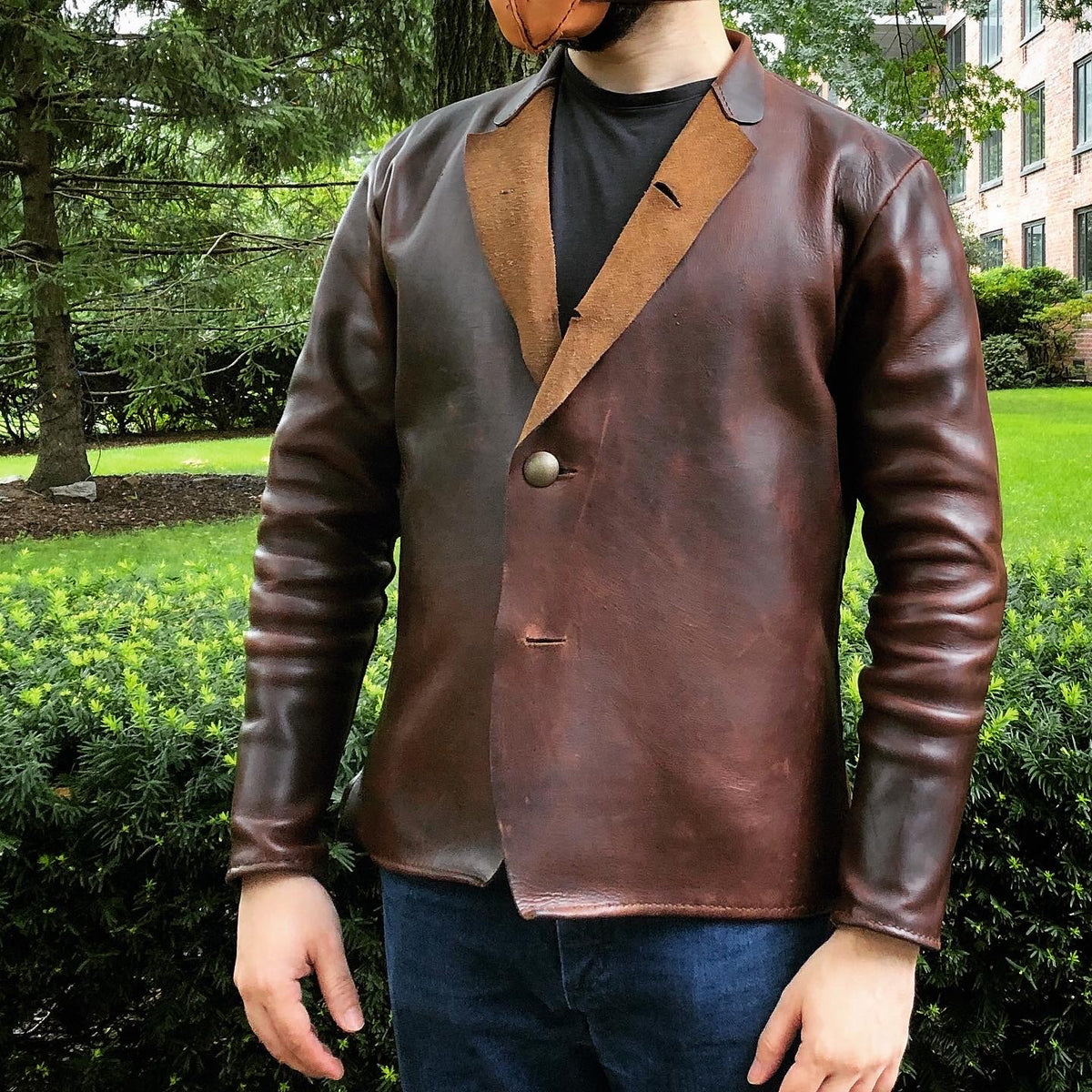 Full Grain Horween CXL Leather Cavalry Jacket – Double Rivet Leather